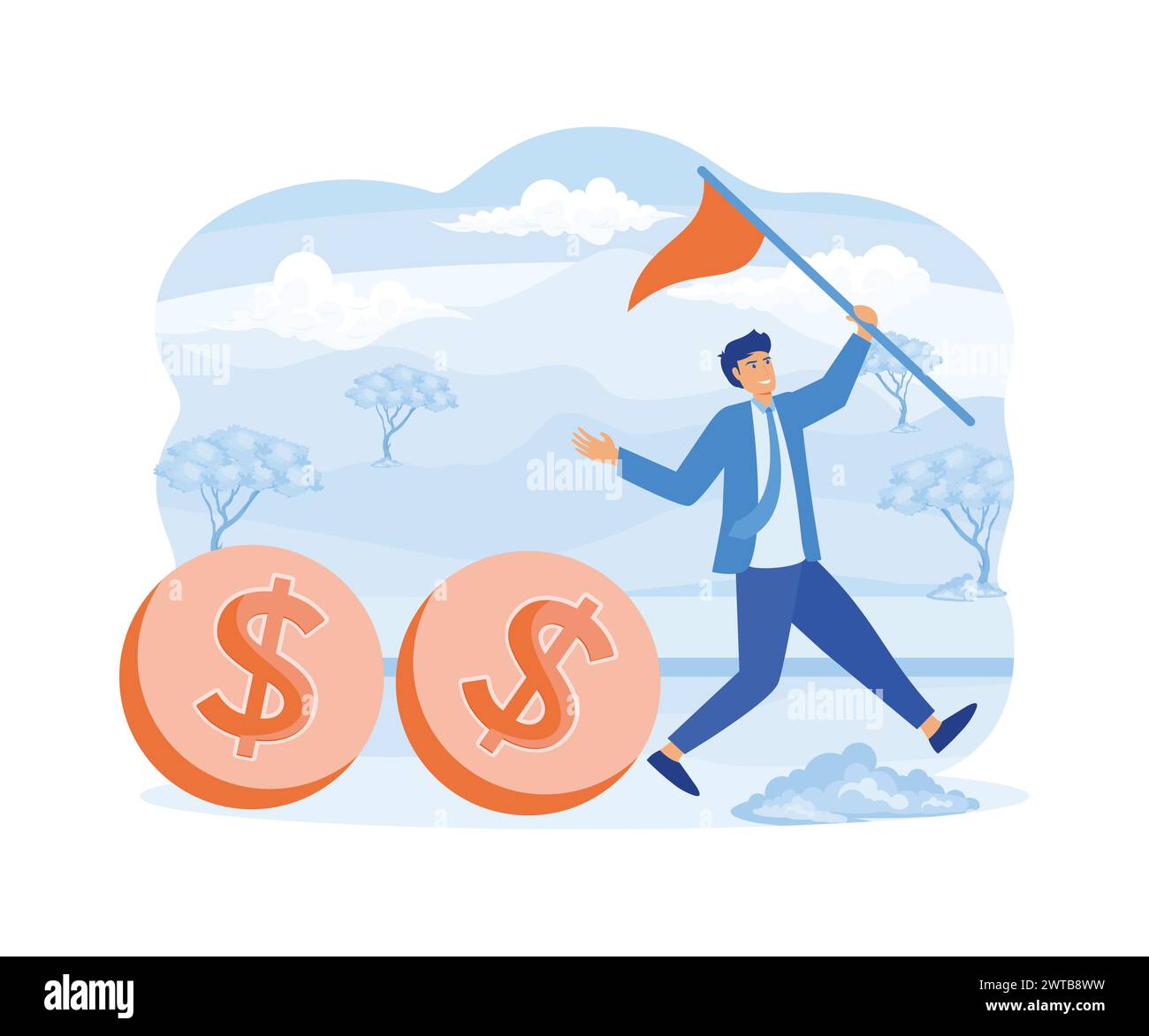 Money raising activity Stock Vector Images - Alamy