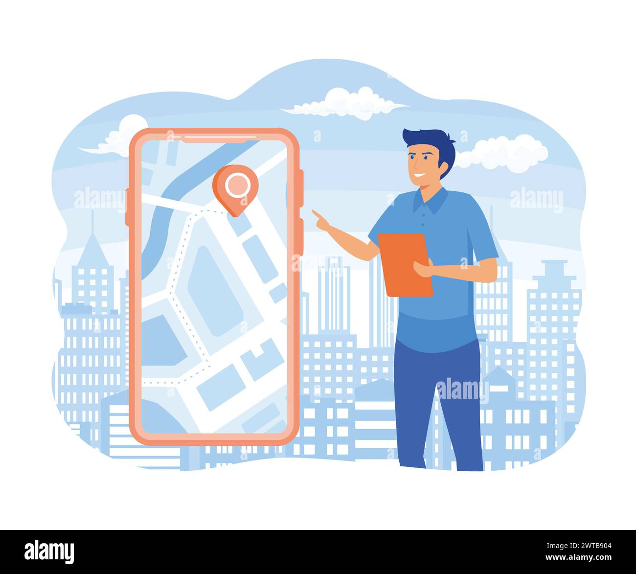 Trying guide Stock Vector Images - Alamy