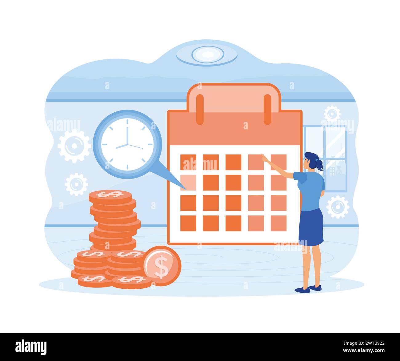 Payroll vector vectors Stock Vector Images - Alamy