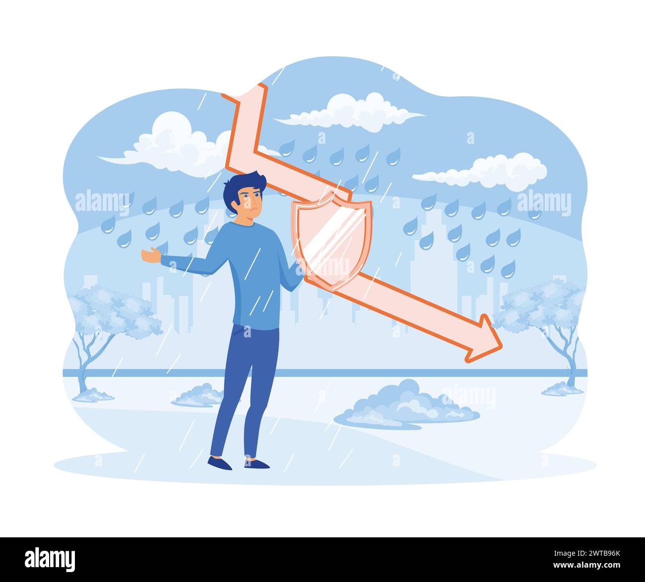 Risk of collapse Stock Vector Images - Alamy