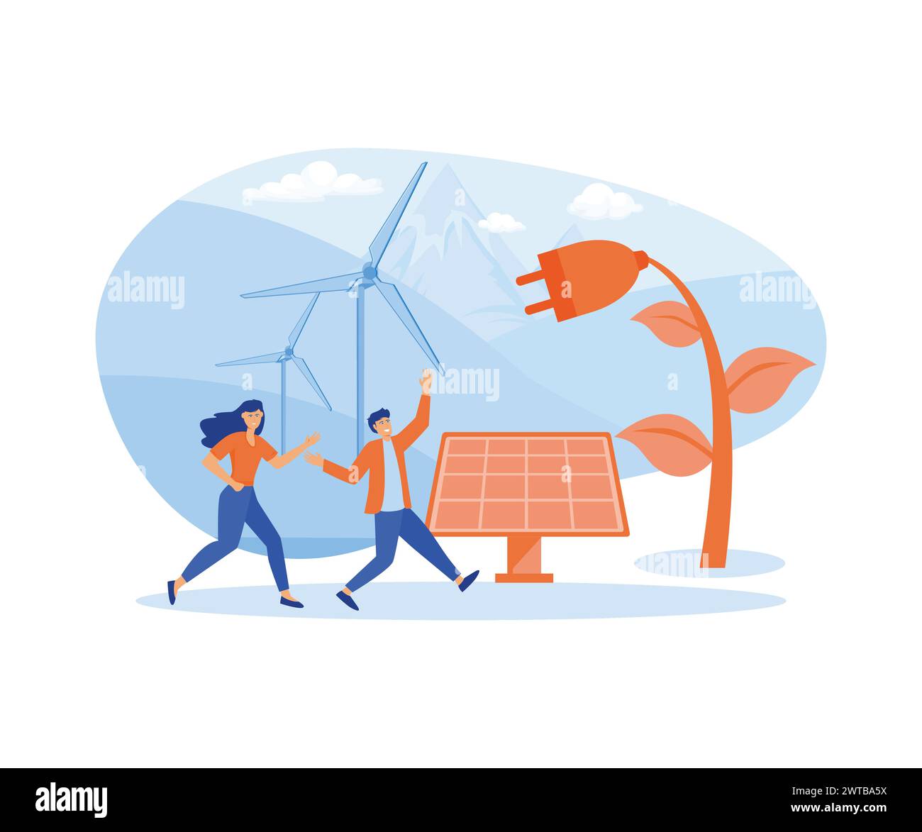 Solar run Stock Vector Images - Alamy