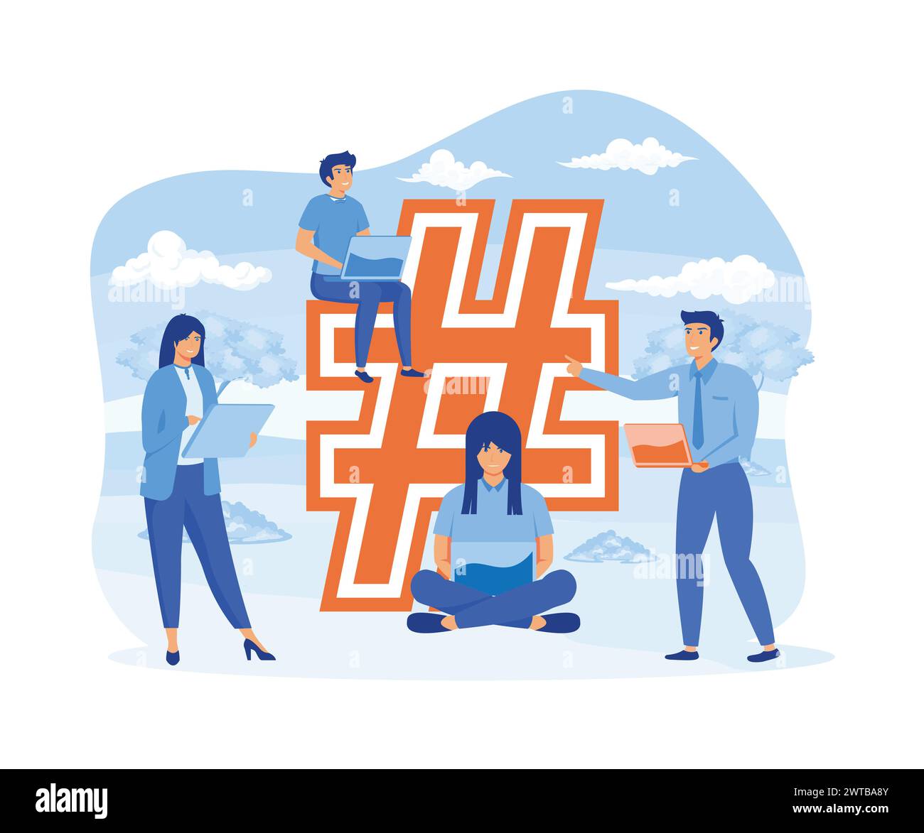 Female leader in smart Cut Out Stock Images & Pictures - Alamy