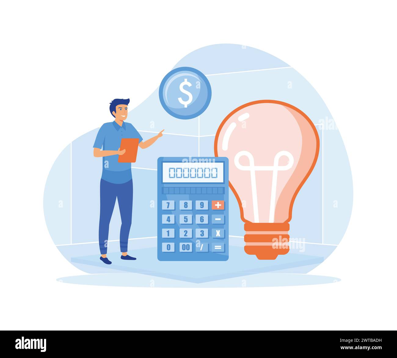 Concept using less technology Stock Vector Images - Alamy