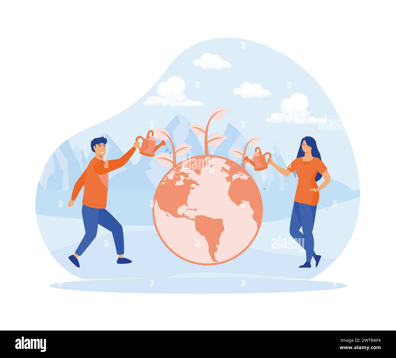 Bio Technology concept. World Environment Day, Bio Technology, green ...