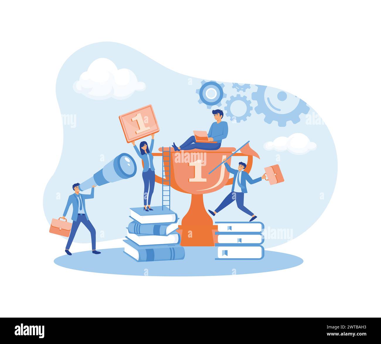 Achievements vector vectors hi-res stock photography and images - Alamy