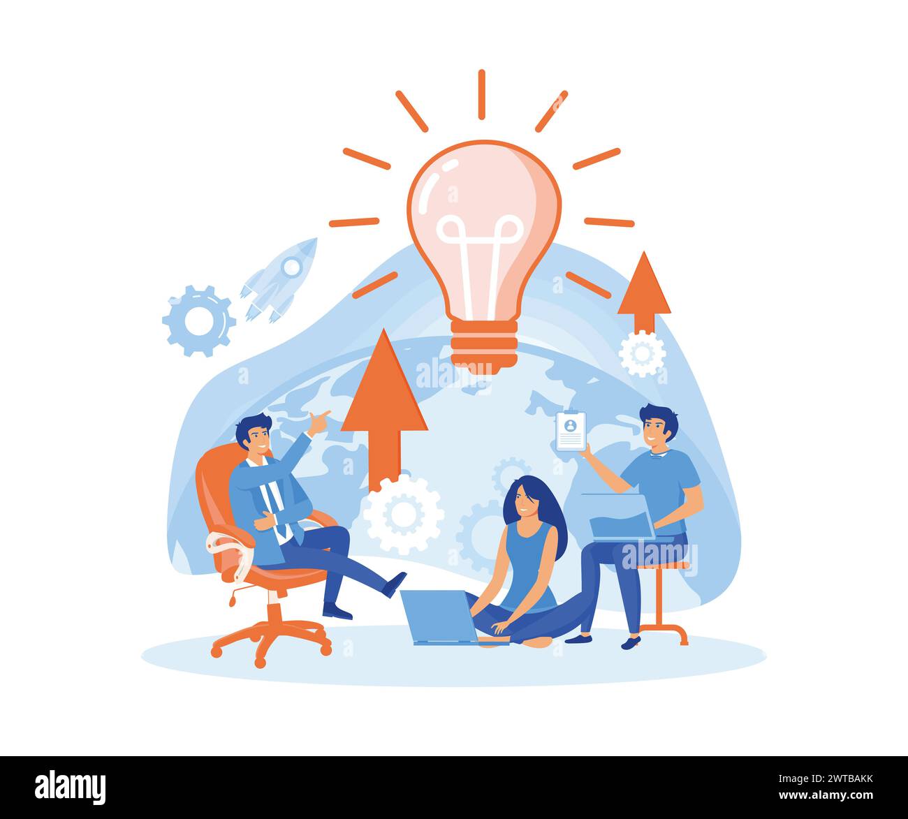 Business idea concept development hi-res stock photography and images ...