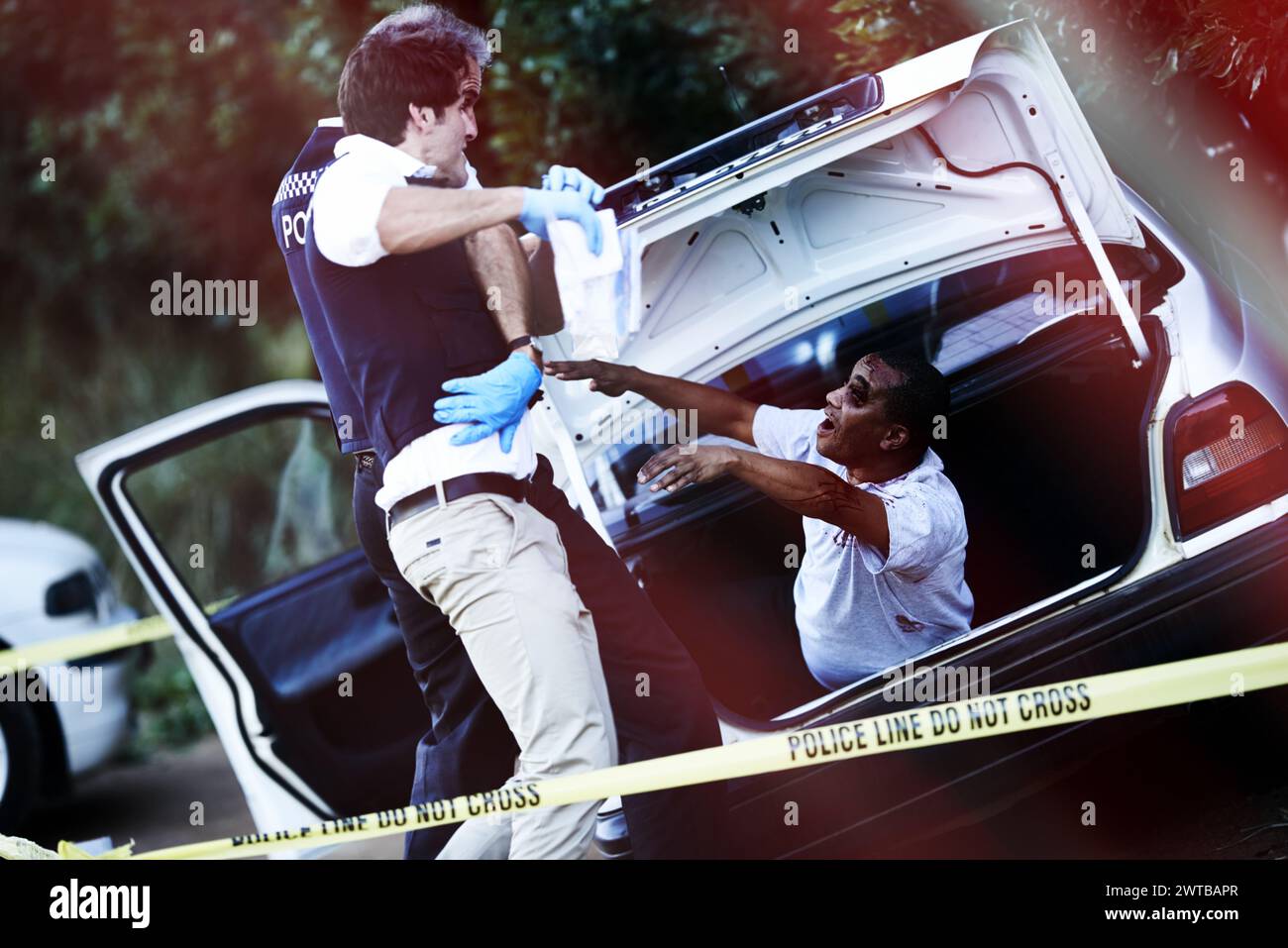 Scary policeman hi-res stock photography and images - Alamy