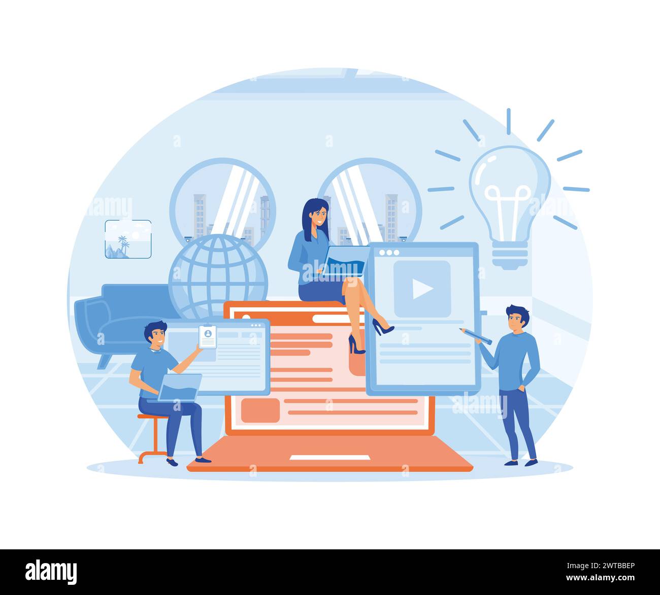 Authors writing Stock Vector Images - Alamy