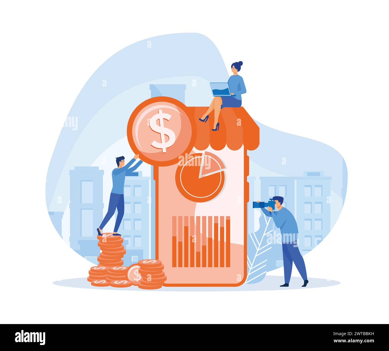 Noncash payment Stock Vector Images - Alamy