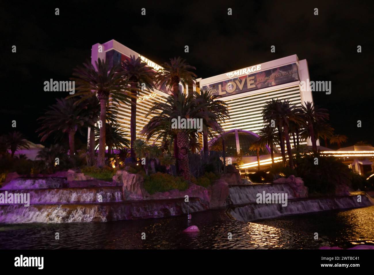 Las Vegas, Nevada, USA 7th March 2024 The Mirage Hotel & Casino on Las ...