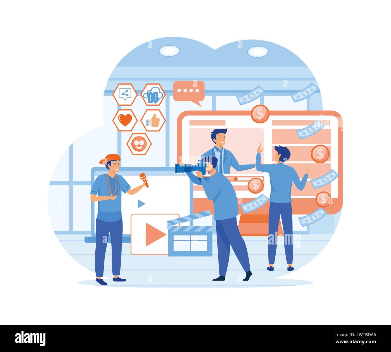 Team channels Stock Vector Images - Alamy