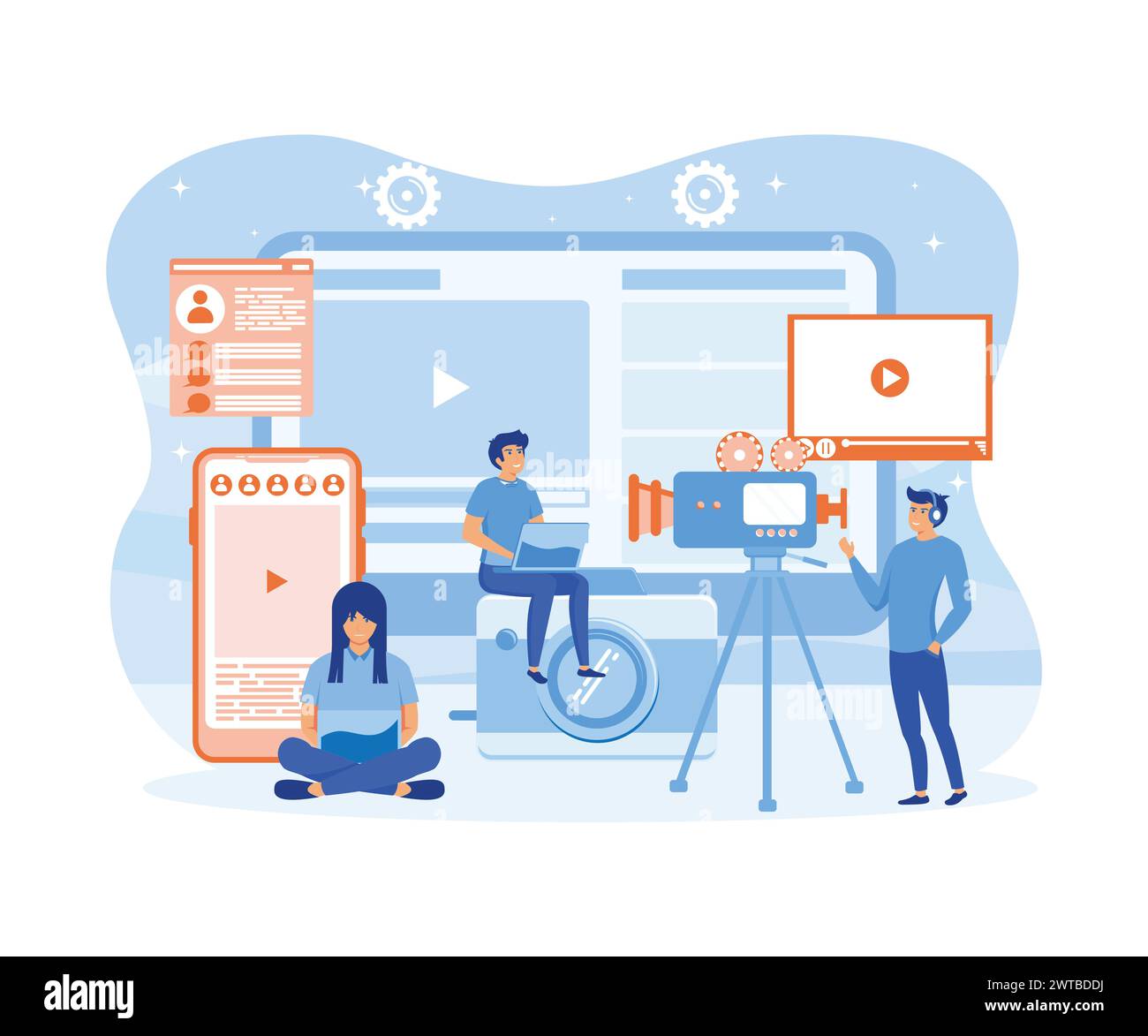 Content creator idea Cut Out Stock Images & Pictures - Alamy