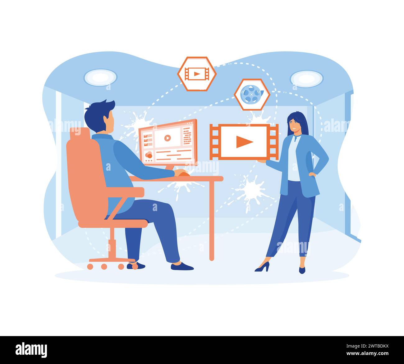 Professional video editor and motion designer edit the video. Motion ... Professional video editor and motion designer edit the video. Motion ...