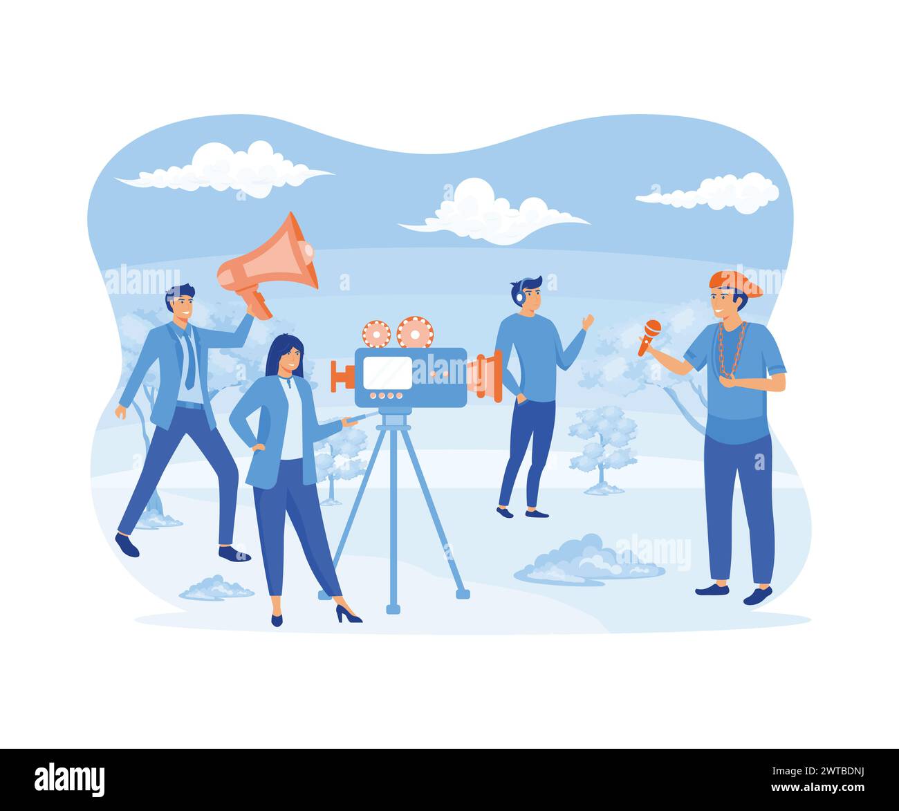 Headphone studio shoot Stock Vector Images - Alamy