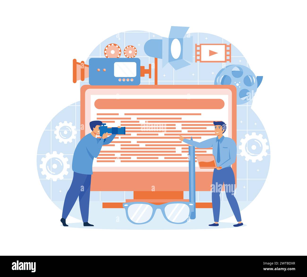 Blogger vector vectors Cut Out Stock Images & Pictures - Alamy