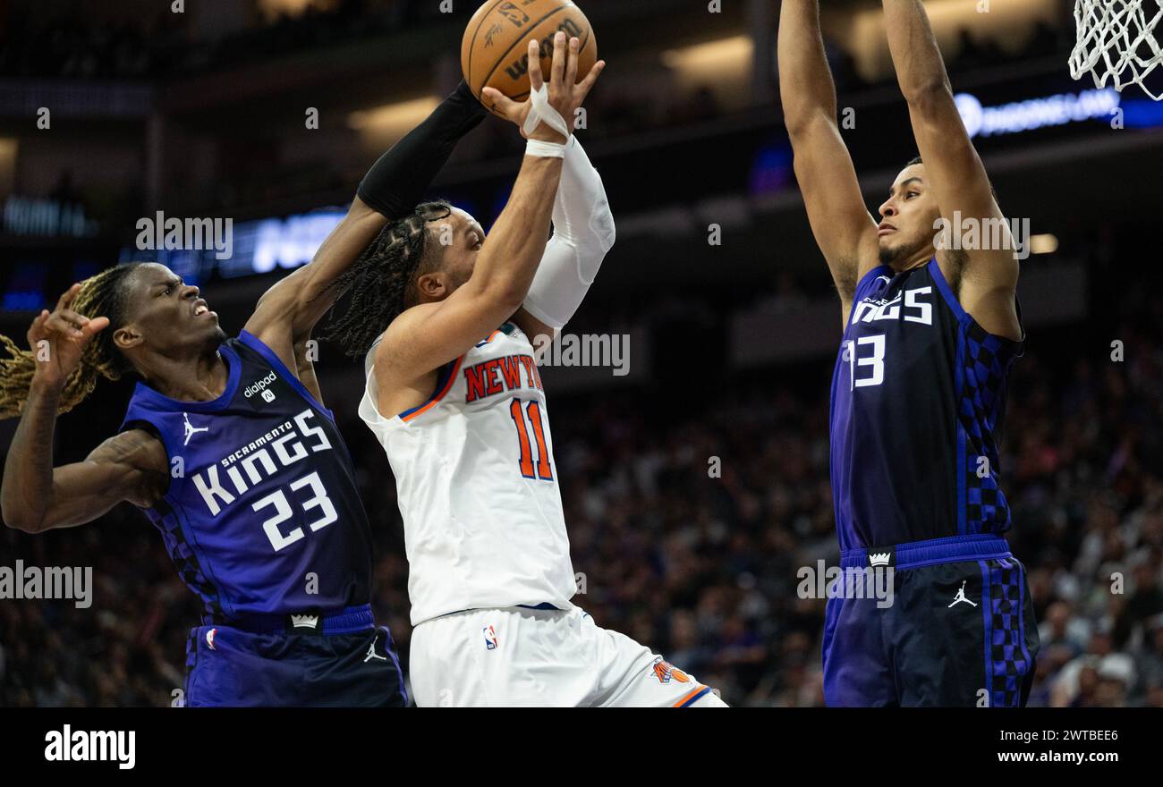 Sacramento, Ca, USA. 16th Mar, 2024. Sacramento Kings guard Keon Ellis ...
