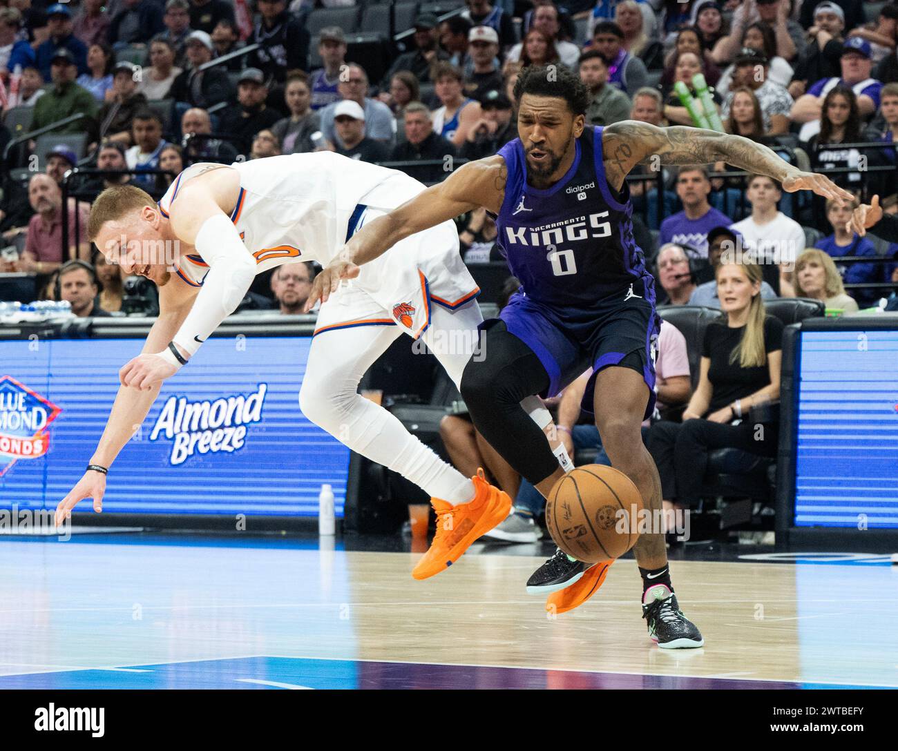 Sacramento, Ca, USA. 16th Mar, 2024. New York Knicks guard Donte ...