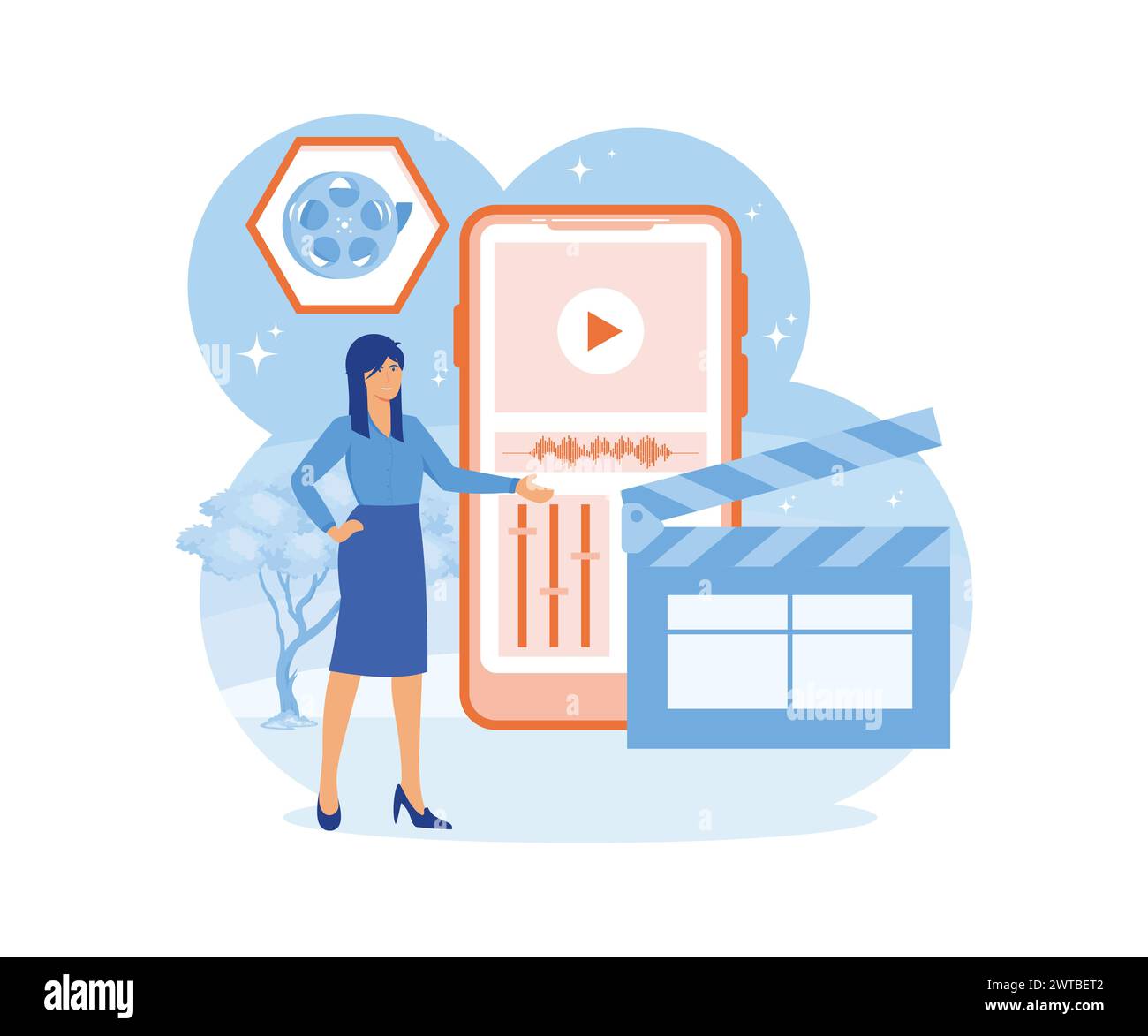 Mod woman Stock Vector Images - Alamy