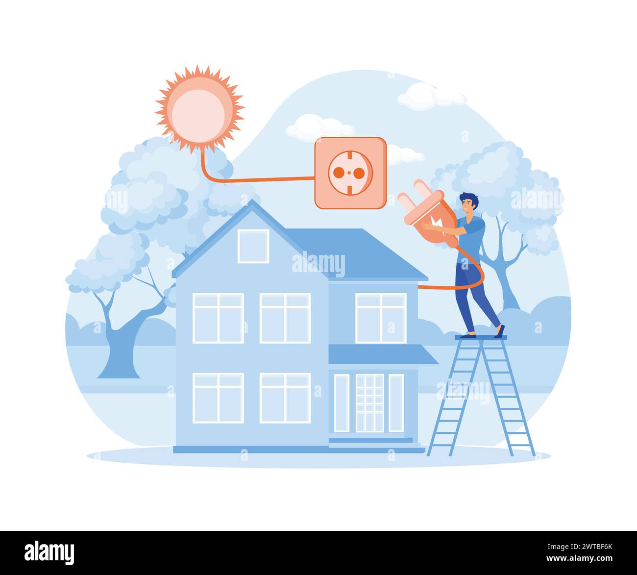 Home automation panel Stock Vector Images - Alamy