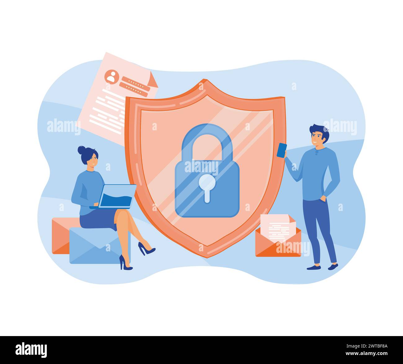 Data protection concept. Safety and confidential data protection ... Data protection concept. Safety and confidential data protection ...