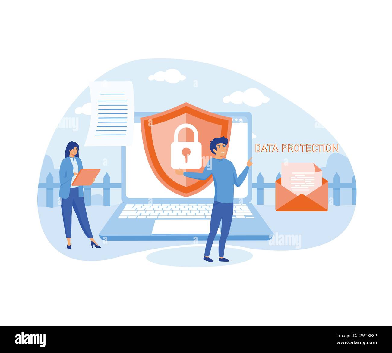 Mail posters Stock Vector Images - Alamy