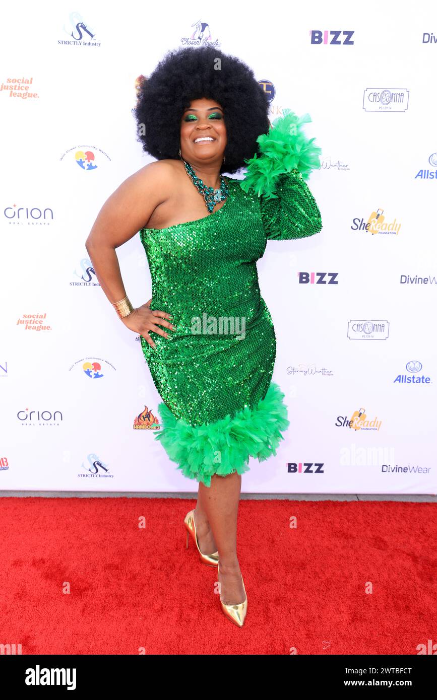 Los Angeles, California, USA. 9th March, 2024. Damia "Sassy" Gordon ...