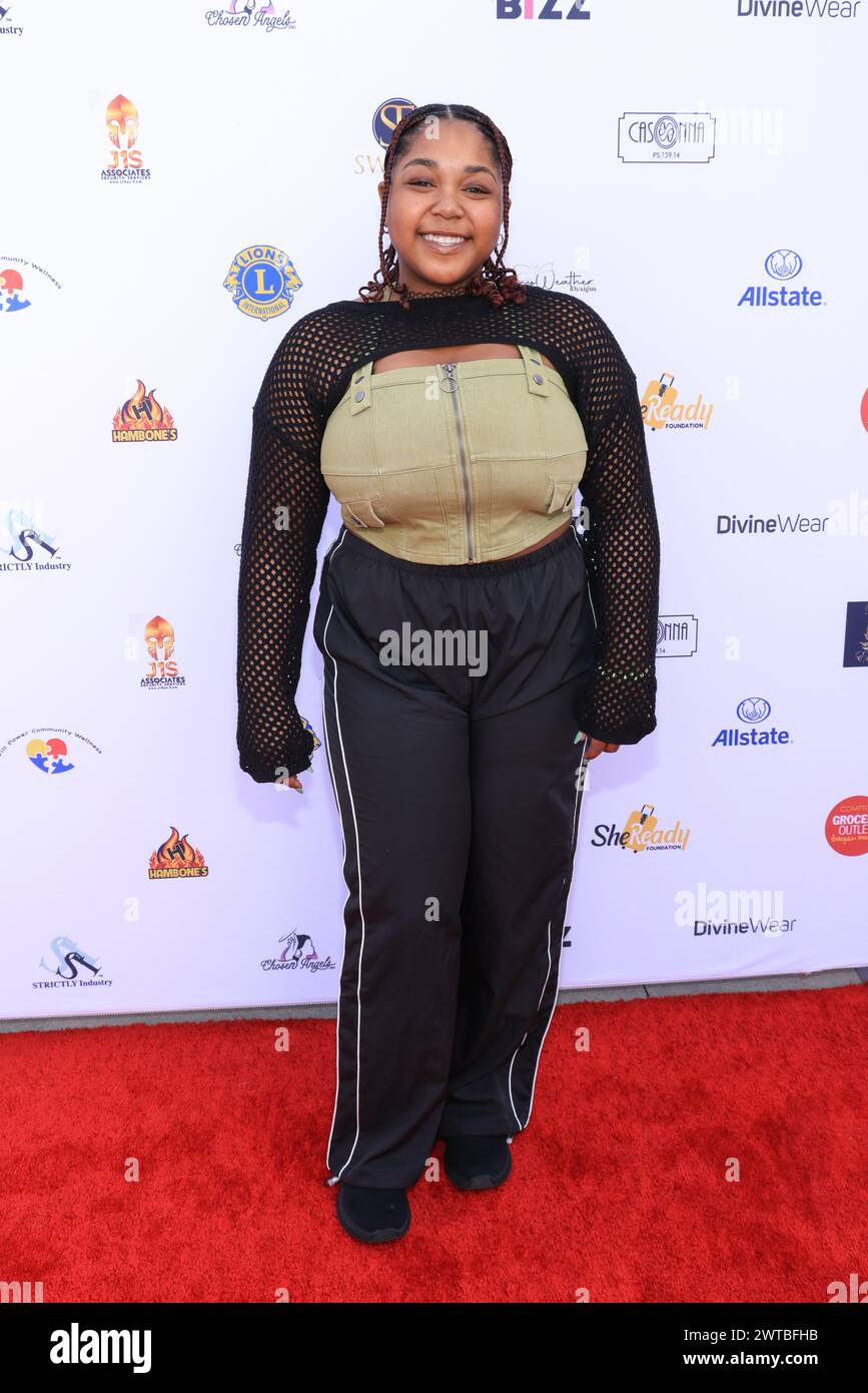 Los Angeles, California, USA. 9th March, 2024. attending the Prom Expo ...