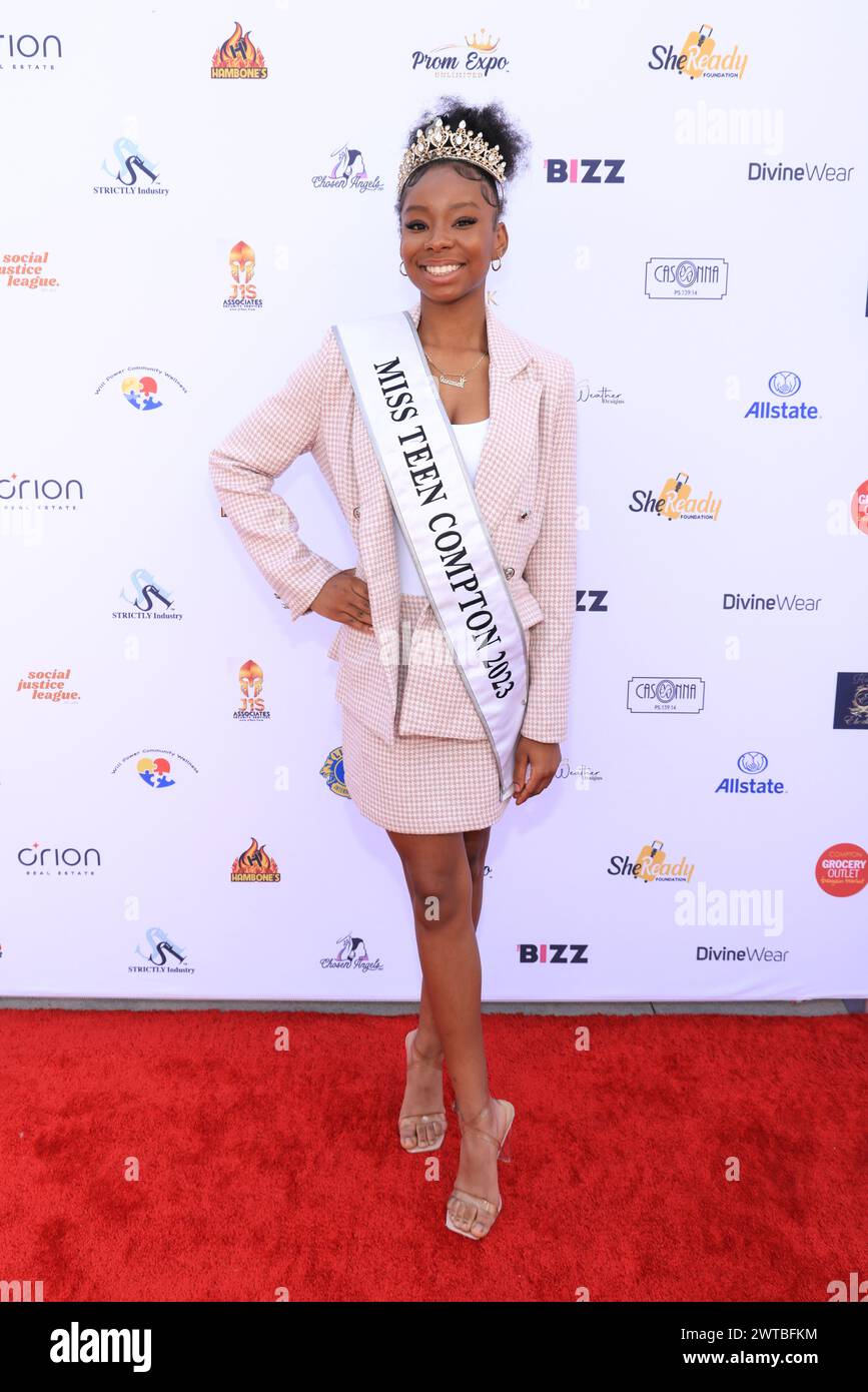 Los Angeles, California, USA. 9th March, 2024. JaeZarah Smith, Miss ...