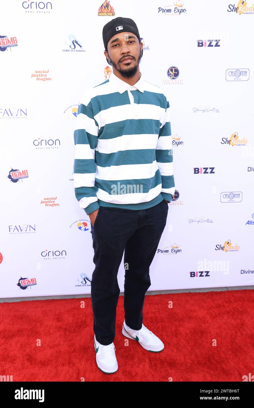 Los Angeles, California, USA. 9th March, 2024. Rapper D. Cel attending ...