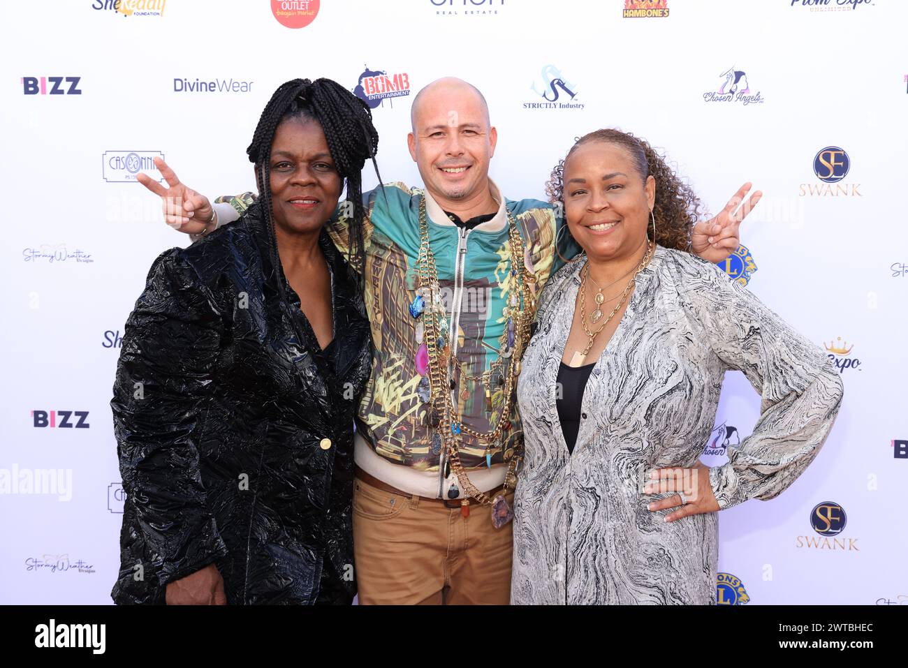 Los Angeles, California, USA. 9th March, 2024. Designer/founder of Prom ...