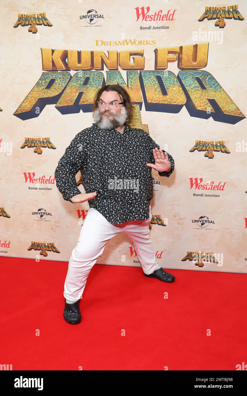 March 16, 2024: JACK BLACK attends the Australian Premiere of 'Kung Fu ...