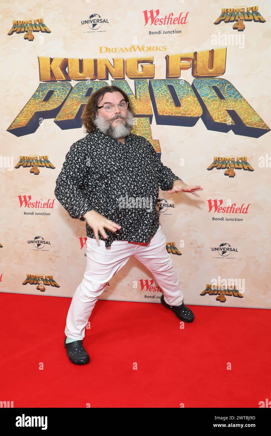 March 16, 2024: JACK BLACK attends the Australian Premiere of 'Kung Fu ...