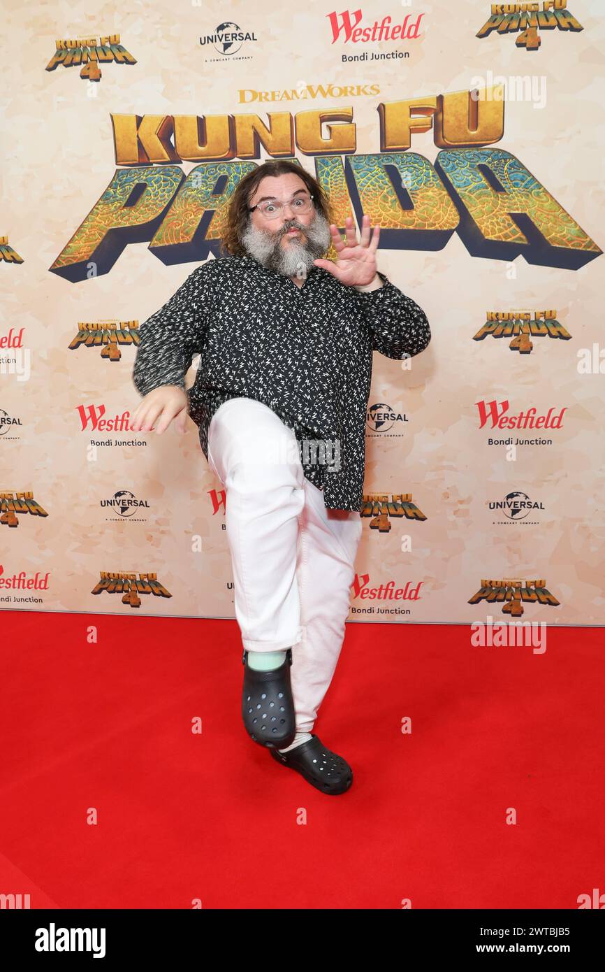 March 16, 2024: JACK BLACK attends the Australian Premiere of 'Kung Fu ...