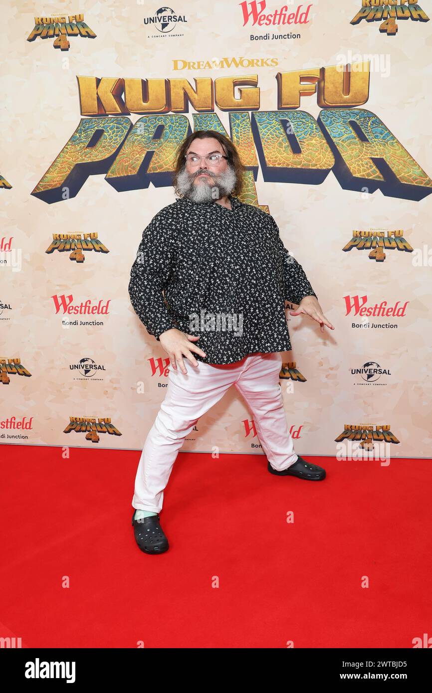 March 16, 2024: JACK BLACK attends the Australian Premiere of 'Kung Fu ...