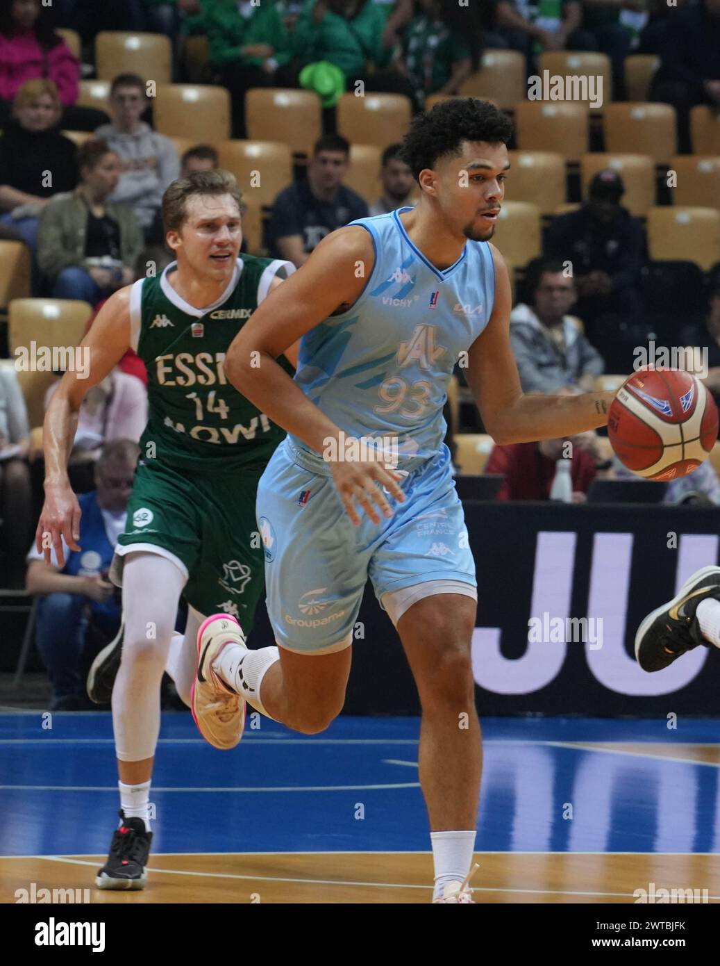 Trelaze, France. 16th Mar, 2024. Noah Penda of JA Vichy - Clermont ...