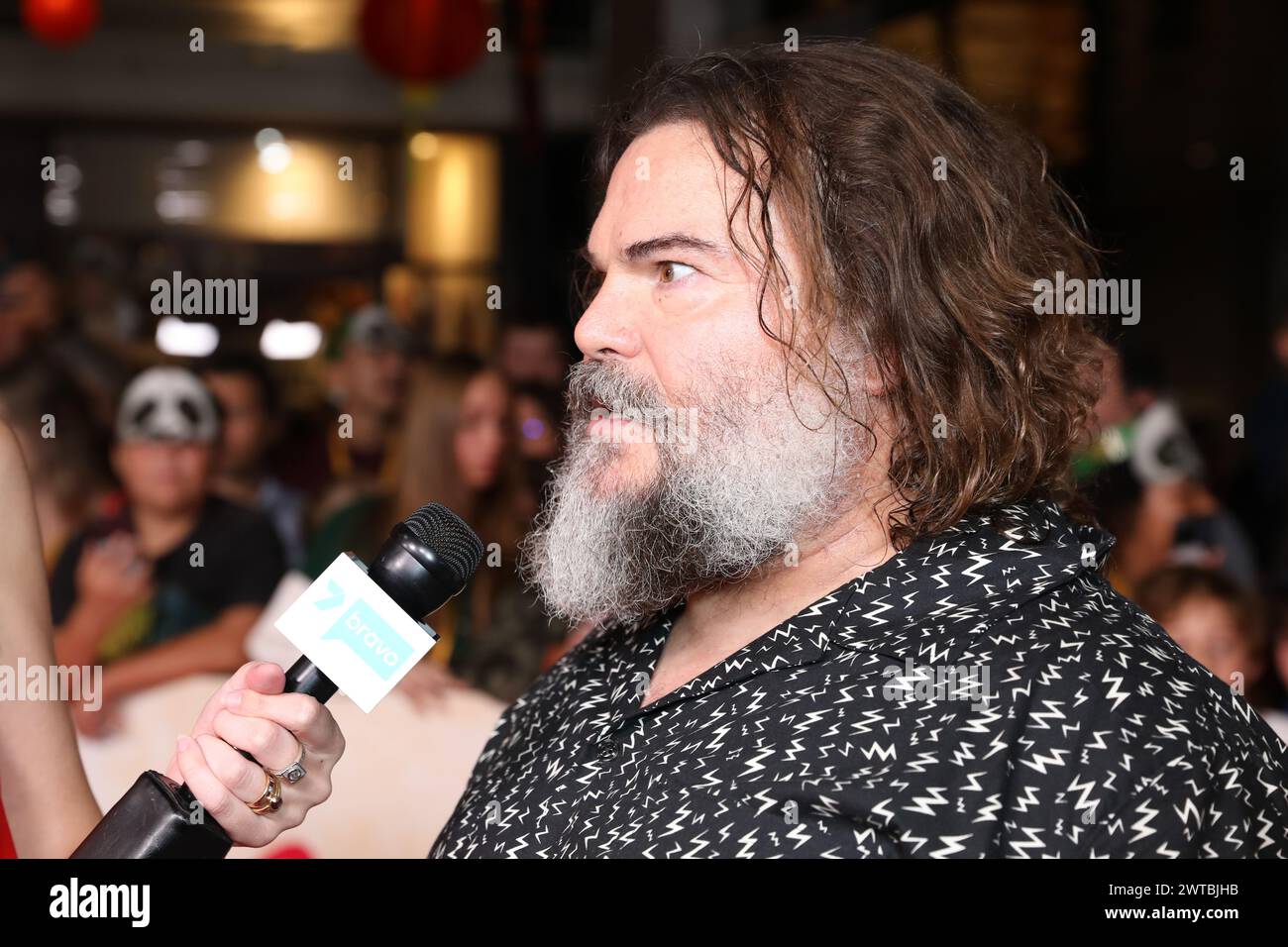 March 16, 2024: JACK BLACK attends the Australian Premiere of 'Kung Fu ...