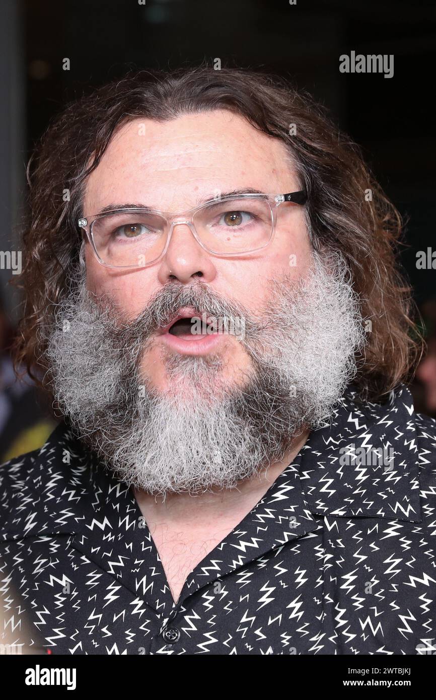 March 16, 2024: JACK BLACK attends the Australian Premiere of 'Kung Fu ...