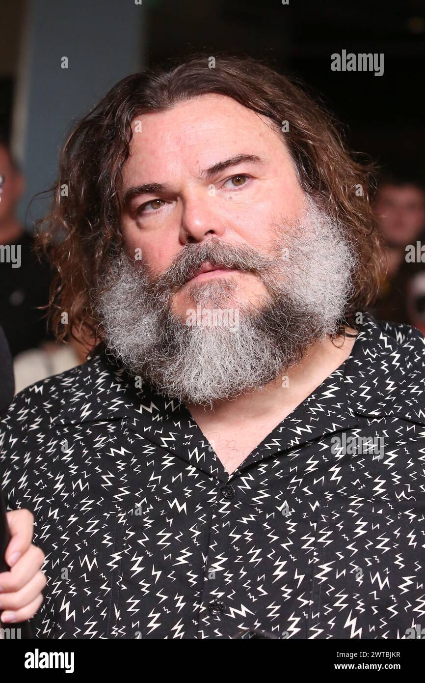 March 16, 2024: JACK BLACK attends the Australian Premiere of 'Kung Fu ...