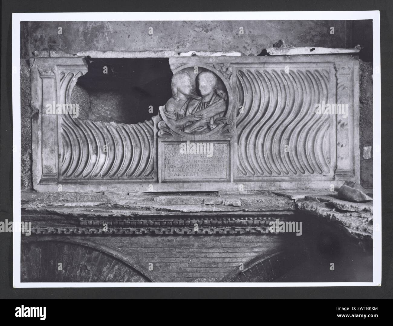 Lazio Roma Rome Tomb of the Pancratii. Hutzel, Max 1960-1990 German ...