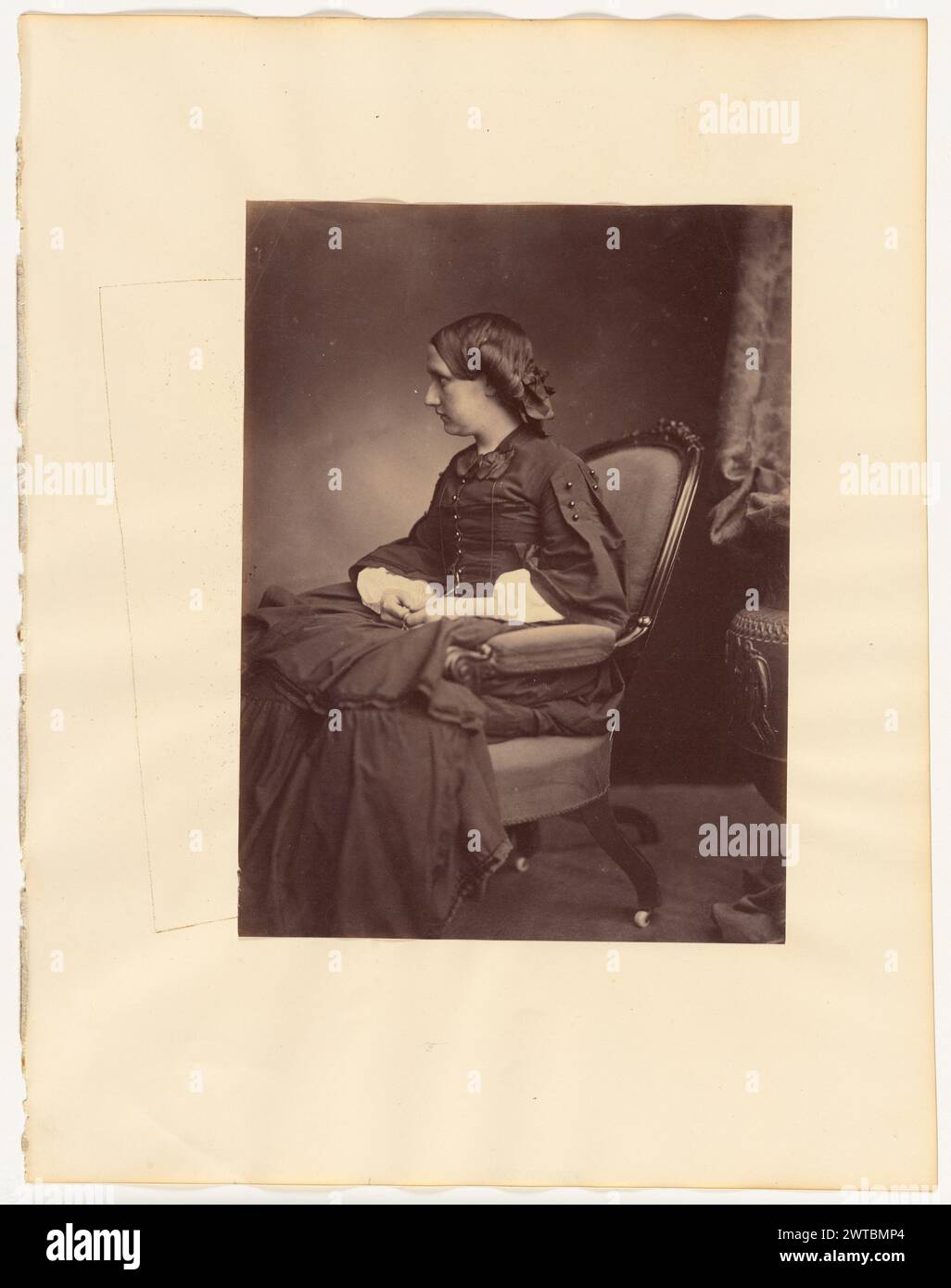 Portrait of a young woman. Unknown, photographer about 1870–1890 A ...