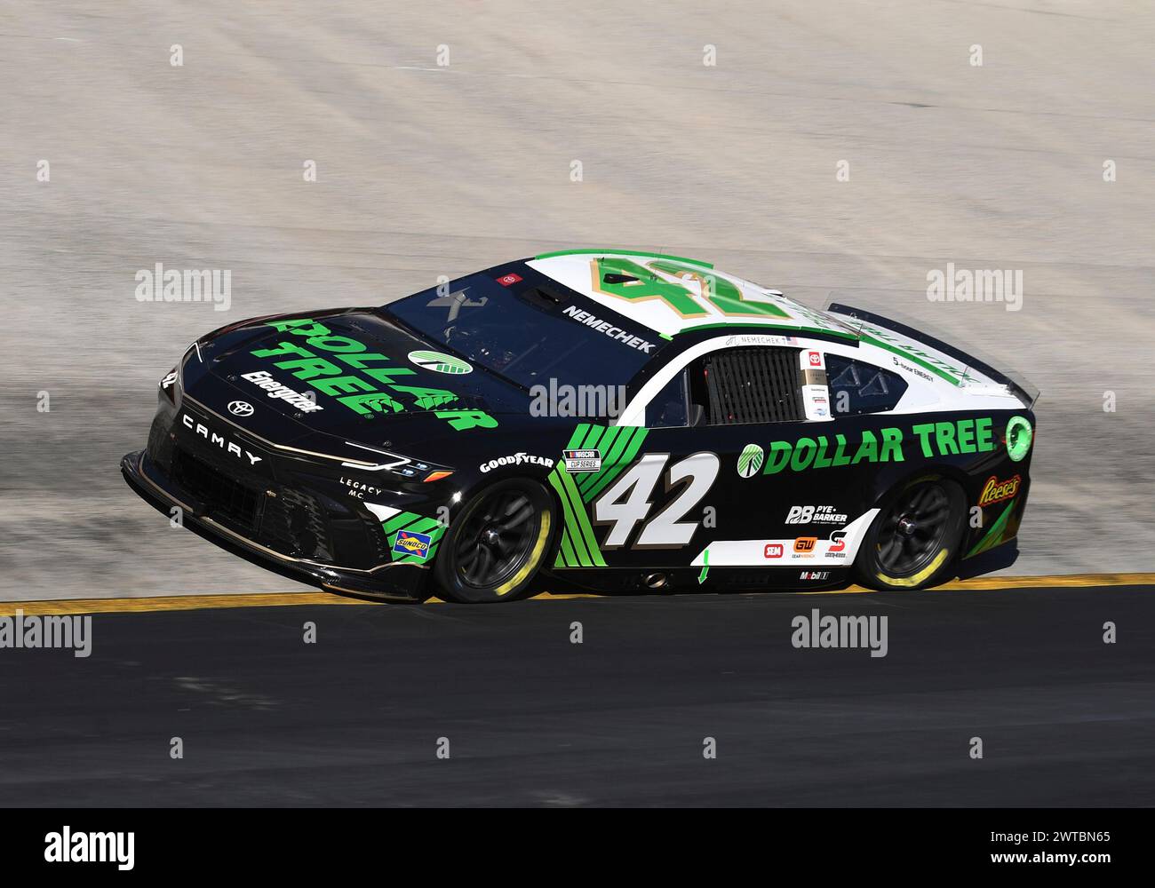 BRISTOL, TN - MARCH 16: John Hunter Nemecheck (#42 Legacy Motor Club ...