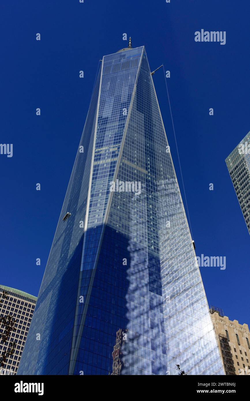 Freedom Tower or One World Trade Centre, South Manhattan, with ...
