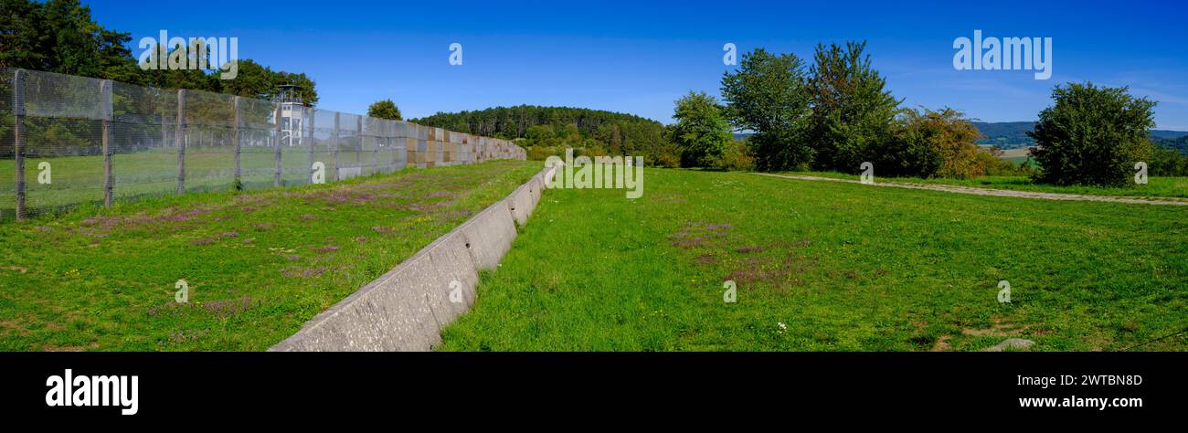 Point Alpha memorial near Geisa, border tower and border fortifications ...