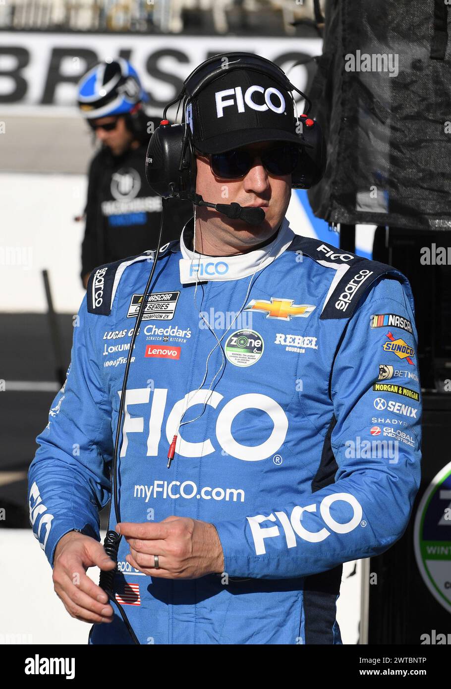 BRISTOL, TN - MARCH 16: Kyle Busch (#8 Richard Childress Racing FICO ...