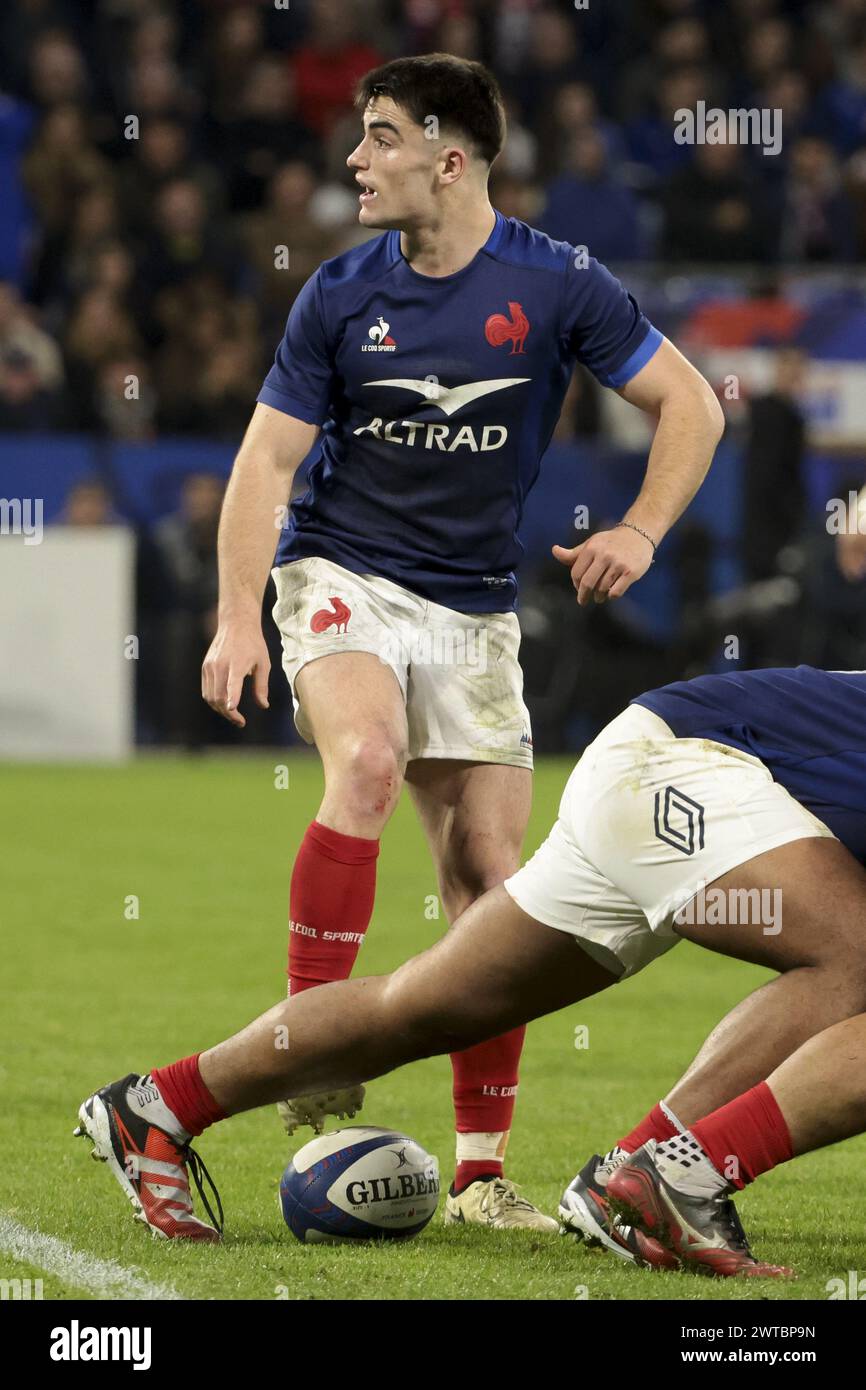 Lyon, France. 16th Mar, 2024. Nolan Le Garrec of France during the 2024 ...