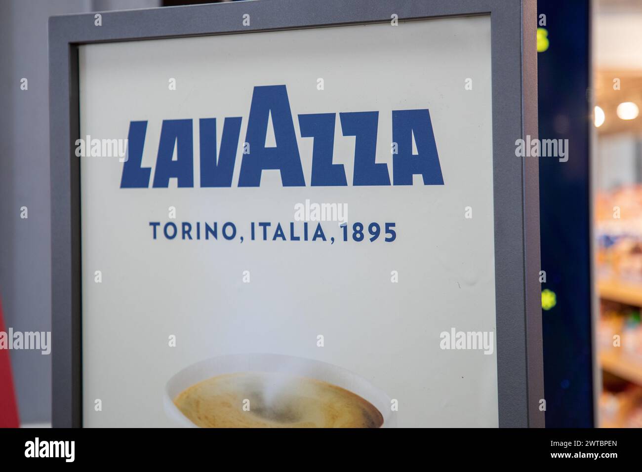 Lavazza logo hi-res stock photography and images - Alamy
