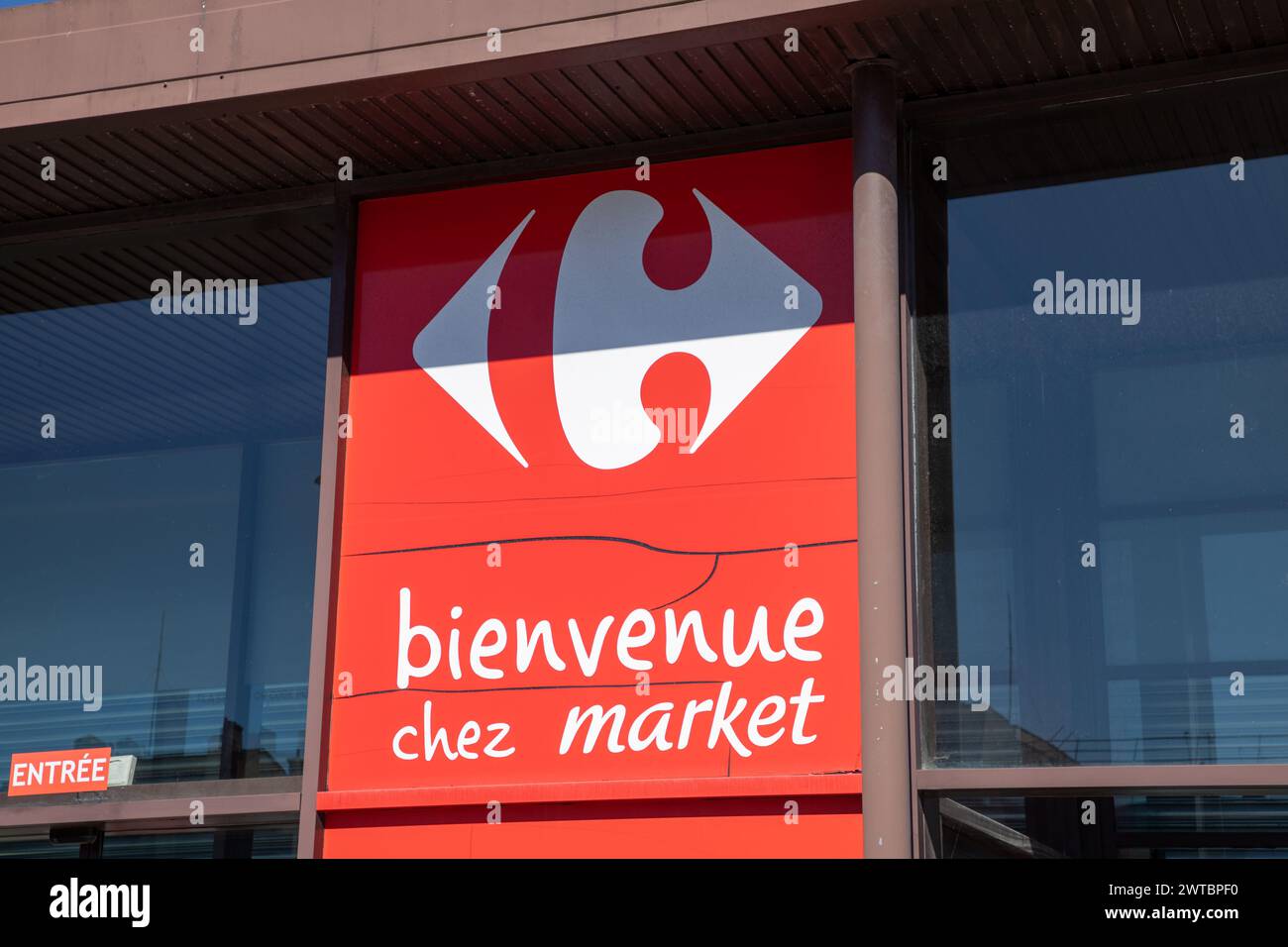 Carrefour market bordeaux hi-res stock photography and images - Alamy