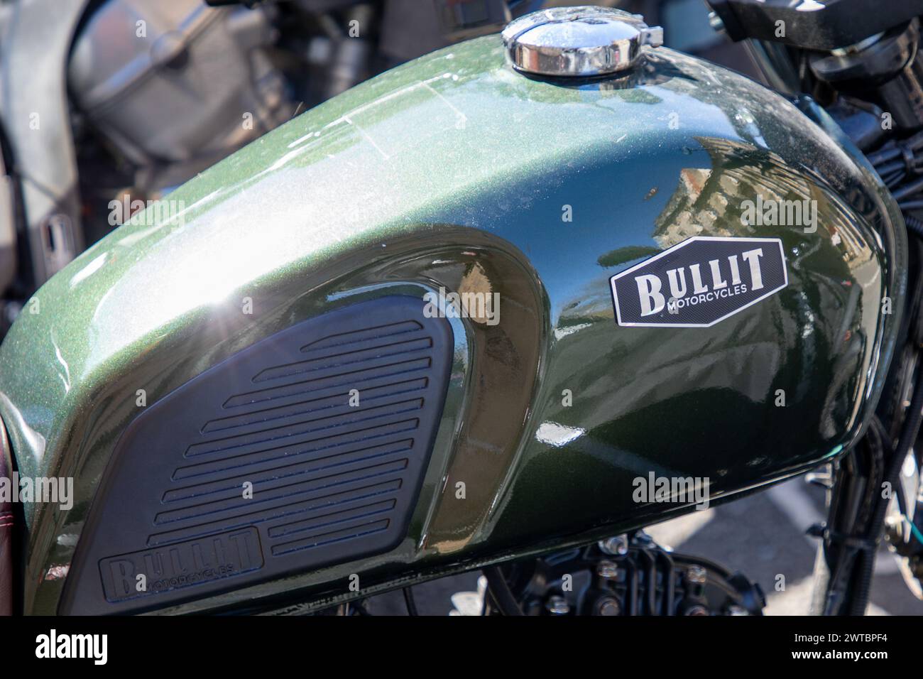 Bordeaux , France - 03 12 2024 : Bullit motorycles logo and sign text ...