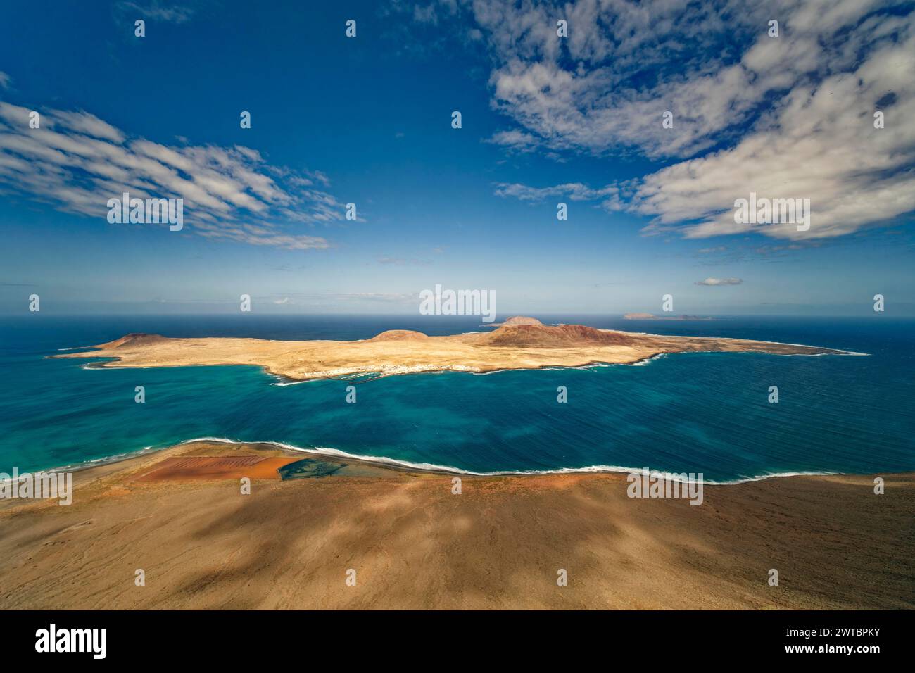 View from the Mirador del Rio viewpoint, designed by artist Cesar ...
