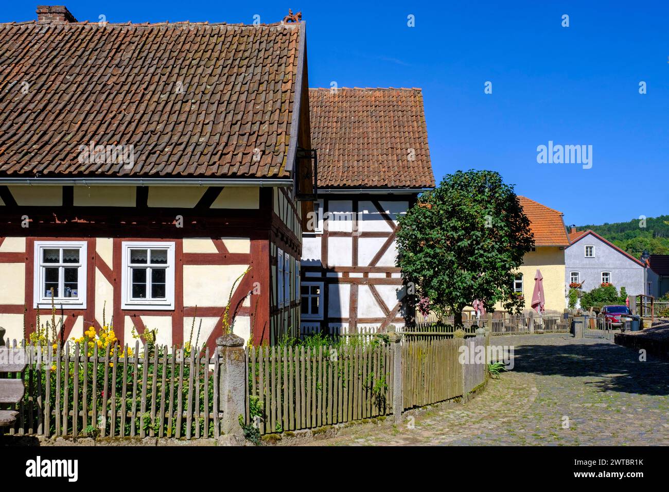 Open-air museum, Rhoen Museum Village, Tann in der Rhoen, Ulstertal ...